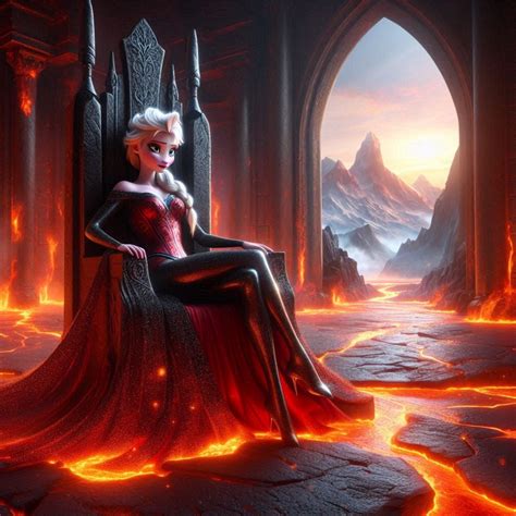 Elsa Queen Of Fire Bing Ai Relsa