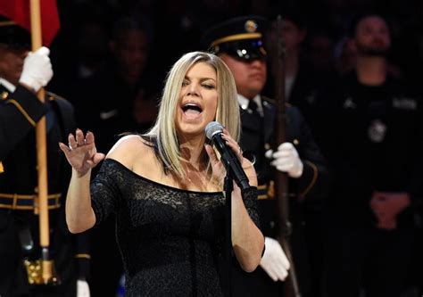 Kickoff Nba All Star Weekend With Fergies National Anthem