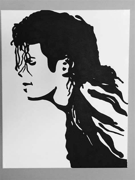 Pop Art Black And White Michael Jackson