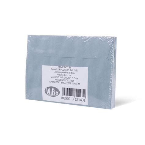 Koverta B6 Sl Pl Wibo 501 21395m