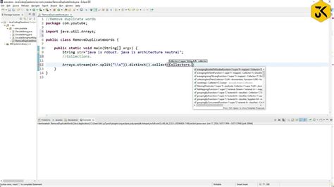 5 Java Remove Duplicate Words Using Distinct Interview Coding