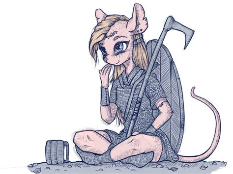 The Big Imageboard Tbib 2018 43 Anthro Armor Axe Biped Blonde Hair