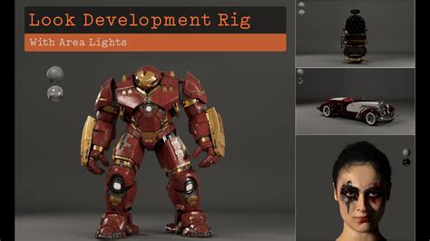 How To Create A Look Development Rig With Area Lights Maya And Arnold Lighting Tutorial