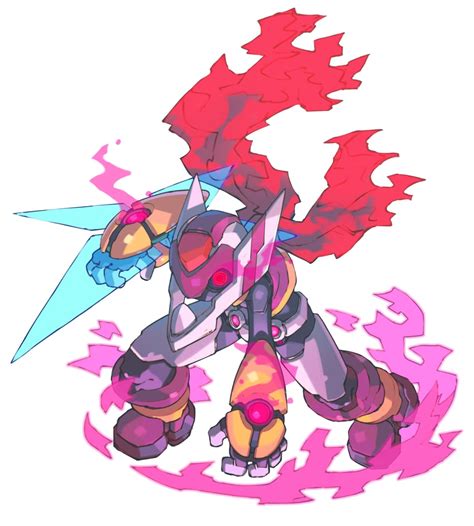 Siarnaq And Model P Mega Man And More Drawn By Iikoao Danbooru