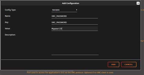 Firefox Container Vnc Password Settings R Unraid