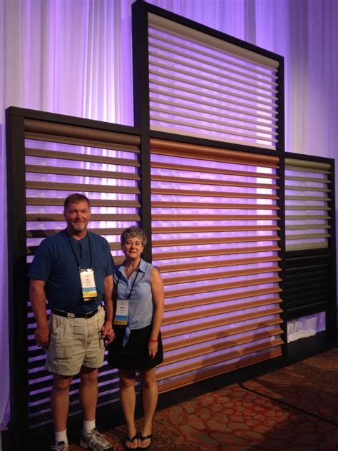 Home Beautifiers Jim And Shelle At The Hunter Douglas Showcase