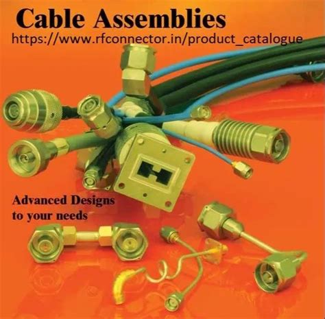 Blue Ultra Flexible Test Cable Assembly For Testing And Measurement At