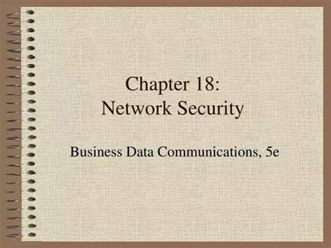 PPT Chapter 18 Network Security PowerPoint Presentation Free Download ID 883846