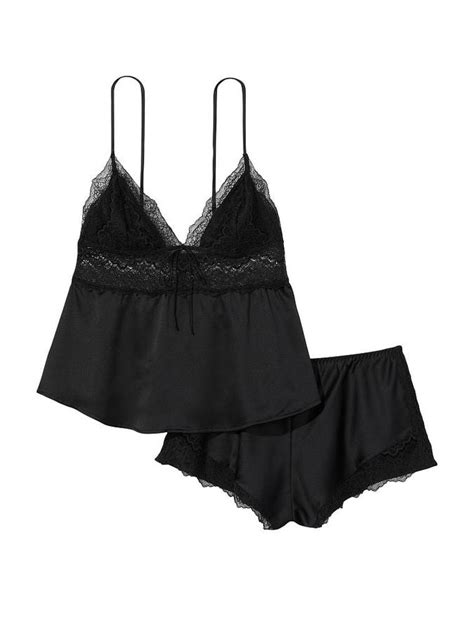 Buy Stretch Lace And Satin Cami Set Online Style Id 1120608954a2