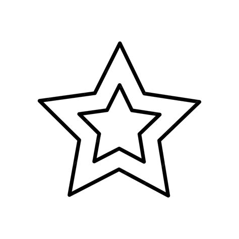 Estrela Dentro De Um ícone De Estrela Imagem Da Vitória Ilustração Em