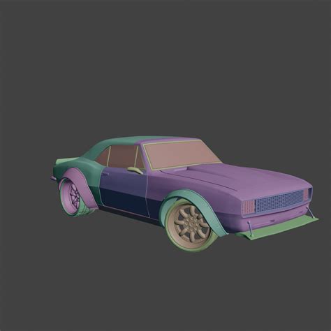 Stl File Rc 1 10 Chevrolet Camaro Ss 1967 Bumblebee 🚙 ・template To