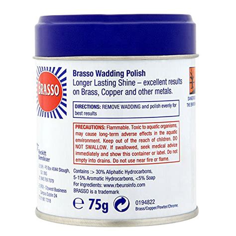 Brasso Waddingfor Brass And Copper 75g Affordable And Durable
