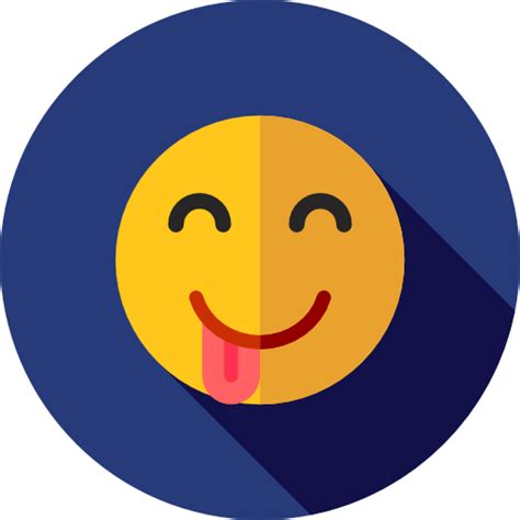 Embarrassed Flat Circular Flat Icon