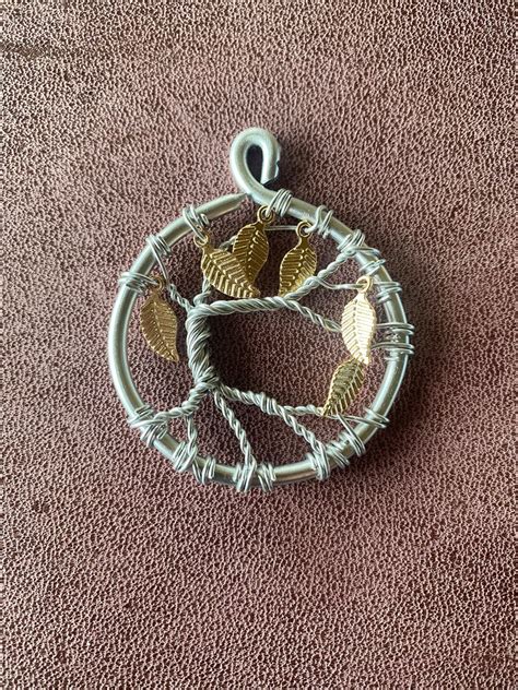 Wire Tree Necklace Pendant Tree Of Life Etsy