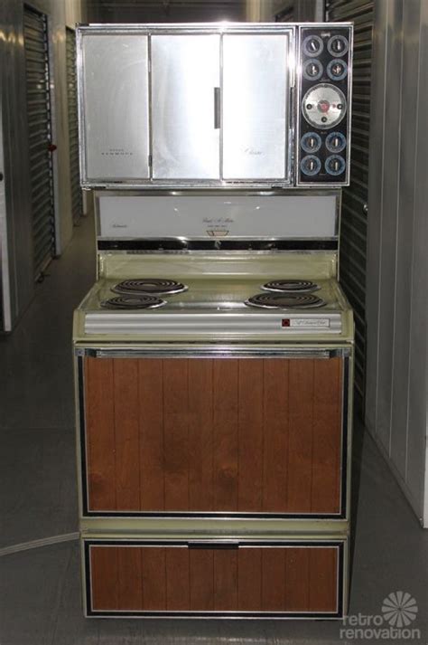Rare Vintage Sears Kenmore Range With Pivoting Doors Retro Renovation