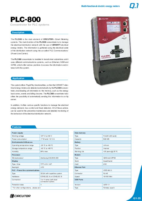 Pdf Multi Functional Electric Energy Meters Concentrator For Plc Systems