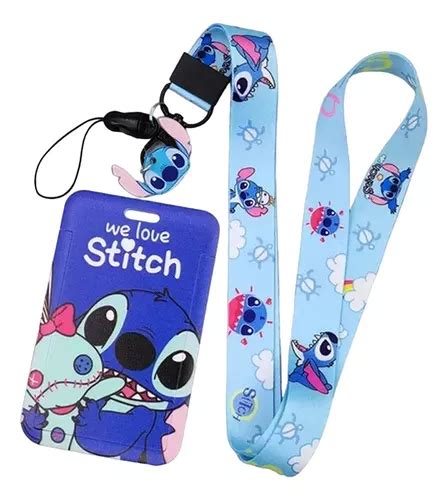Portacredencial Lanyard Dibujos Pantera Rosa Stitch Mebuscar Chile