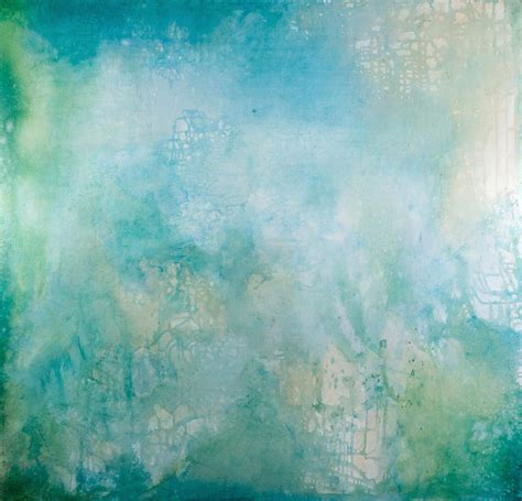 Cheryl Clinton Spirit Map 2 Contemporary Abstract Blue Green
