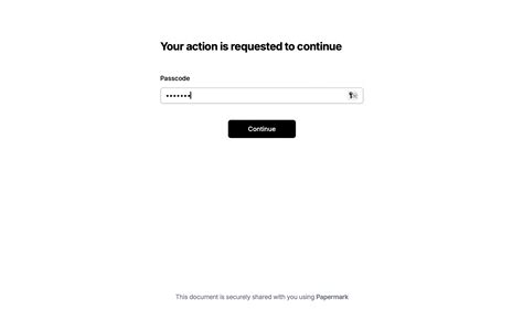 Password Protected File Sharing
