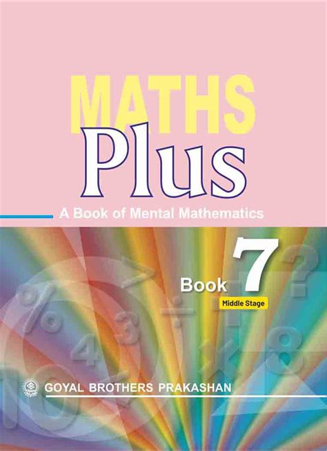 Maths Plus A Book Of Mental Mathematics For Class 4 Cbse By Gbp