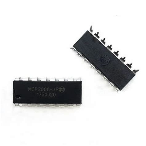 3008 Mcp3008 Ip 10 Bit Analog To Digital Converter 16 Pdip At ₹ 329