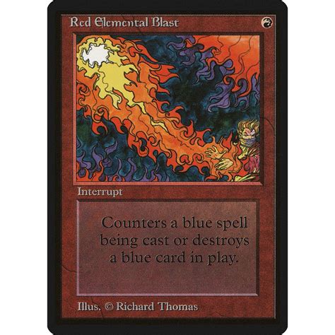 Red Elemental Blast Casual Playtest Only Request Available Shopee Philippines