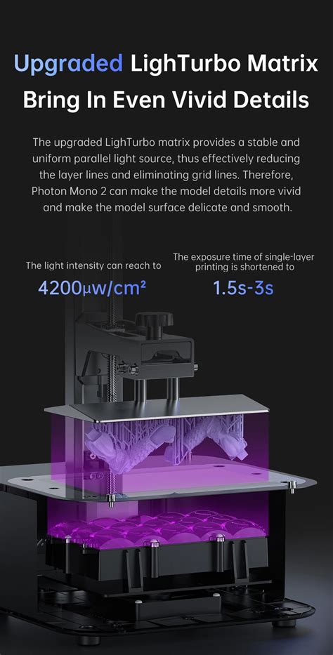 Anycubic Photon Mono 2 4k Lcd 3d Printer Fast Prototyping