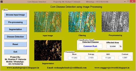 Matlab Code For Corn Disease Detection Using Image Processing ~ Matlab