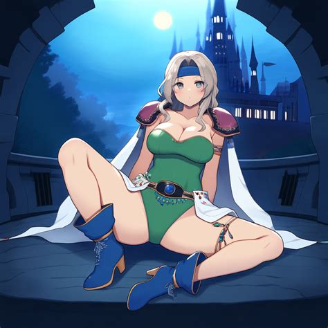 Rule 34 Ai Generated Celes Chere Cosplay Final Fantasy Final Fantasy Vi Gray Eyes Gray Hair