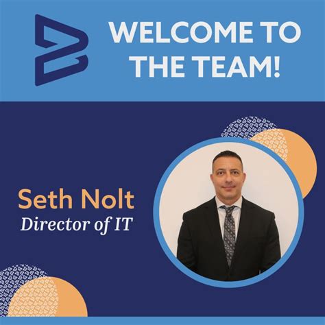 Please Join Us In Welcoming Seth Nolt As Our New Information Technology… Brown Plus