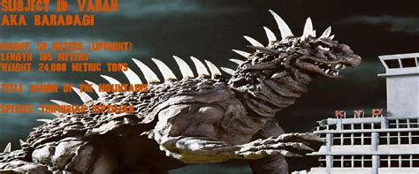 Gts Toho Edition Varan Character Poster By Sideswipe217 On Deviantart