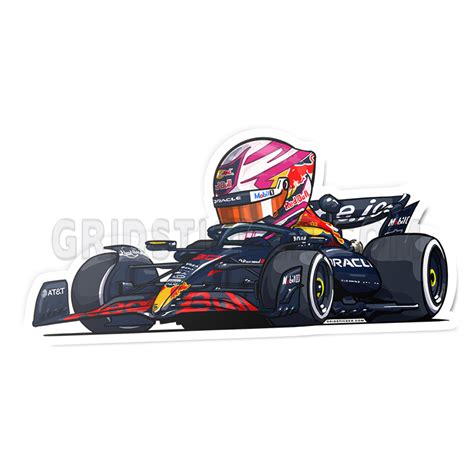 Liam Lawson 30 Red Bull Racing 2025 Grid Sticker