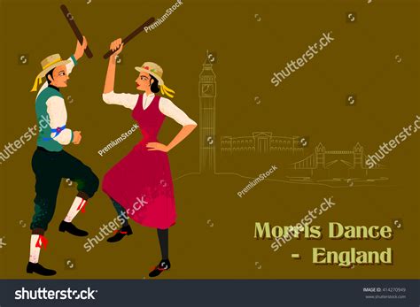 Morris Dancing Over 39 Royalty Free Licensable Stock Illustrations And Drawings Shutterstock