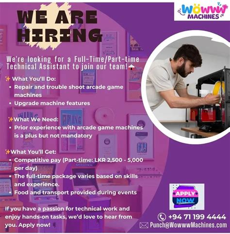 Technical Assistant Jobseeker Lk