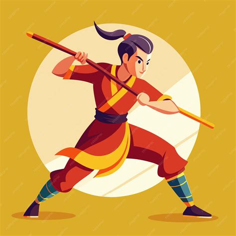 Arnis Player Clip Art Vector Illustration Design Premium Ai Generated Vector