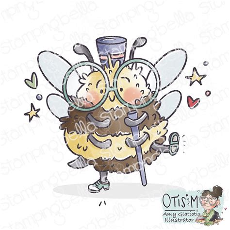 Stamping Bella Buzzy Bee Tap Dancing Cling Stamp Ag1407 Simon Says Stamp