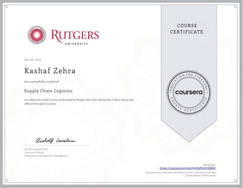 Kashaf Zehra On Linkedin Supplychainlogistics Rutgersuniversity