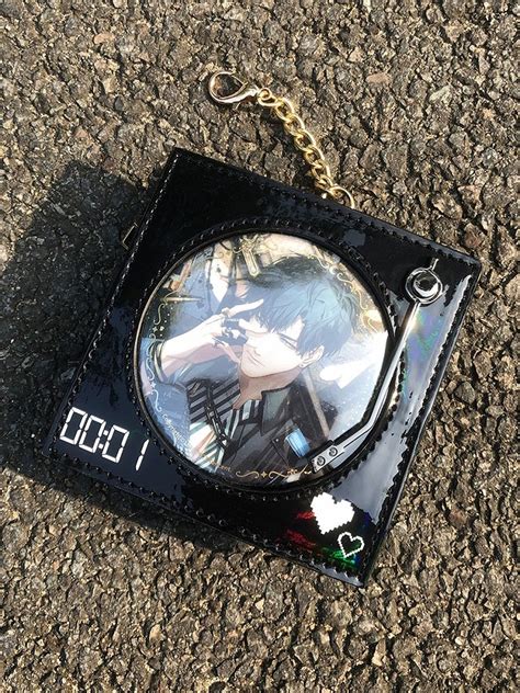Black Record Shaped Purse Mini Ita Bag