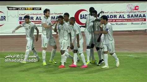 هدف نادي جعلان الثاني عن طريق ابريما كمارا د39 النصرجعلان دوري عمانتل