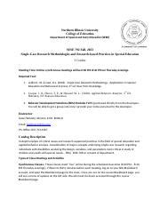 Sese 792 Fall 2023 8 30 23 Docx Northern Illinois University College