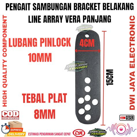 Jual Pengait Sambungan Belakang Pendek Bracket Line Array Vera Shopee Indonesia