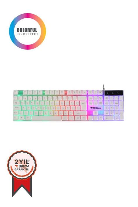 Torima Torİma Tk 03 Kablolu Gaming Klavye Beyaz Fiyatı Yorumları