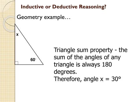 Ppt 21 Deductive And Inductive Reasoning Powerpoint Presentation