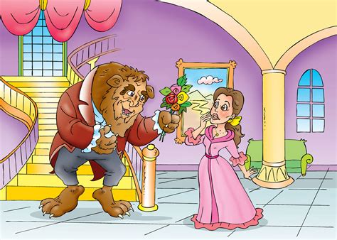 « La Bella Y La Bestia Cuento Infantil Disney Corto Dibujos