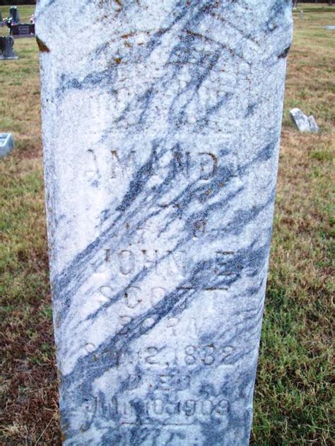 Amanda Leah Bostick Scott 1832 1909 Homenaje De Find A Grave