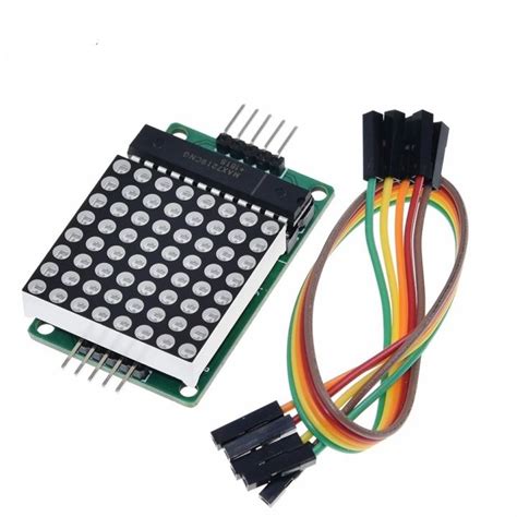 8x8 88 Max7219 Dot Led Matrix Module Mcu Led Display Control Module