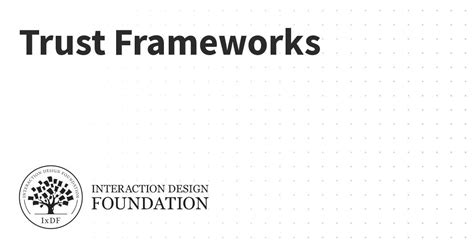 What Are Trust Frameworks — Updated 2025 Ixdf