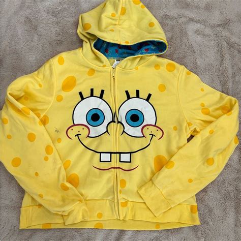 Spongebob Zip Up Sweatshirt Geeky Shirt Sweatshirts Spongebob Clothes