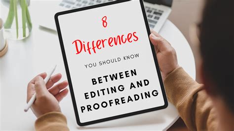 8 Differences Between Editing And Proofreading Preflight Books