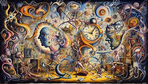 Chaos Conceptual Illustration Depicting Disorder Universal Confusion